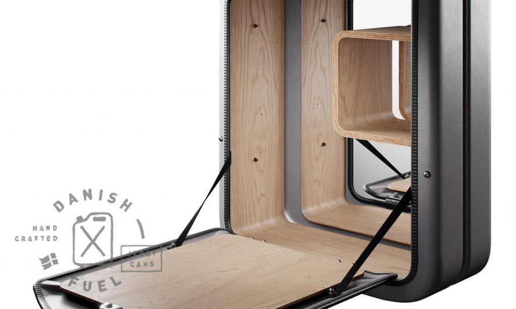 Bar Cabinet Aviation Grey - Danish Fuel