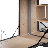 Bar Cabinet Aviation Grey - Danish Fuel