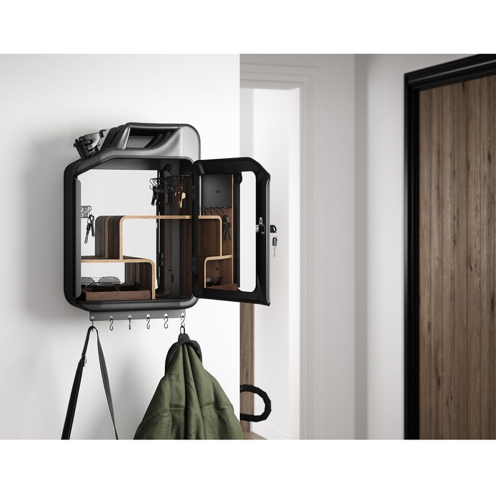 Key cabinet nano black - Danish Fuel