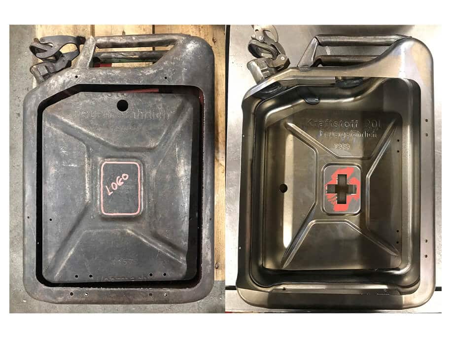 Laser cutting jerry cans - why? - Danish Fuel