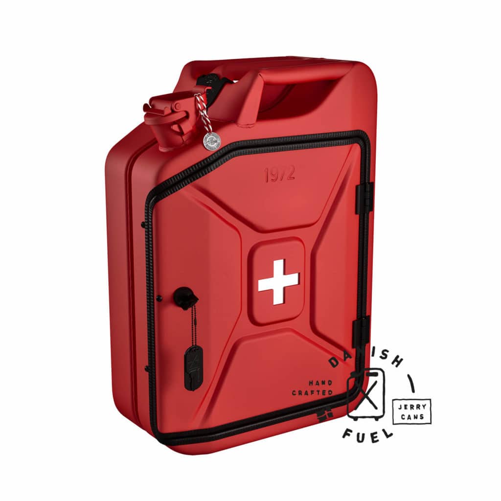 First aid cabinet - Gas red - Danish Fuel